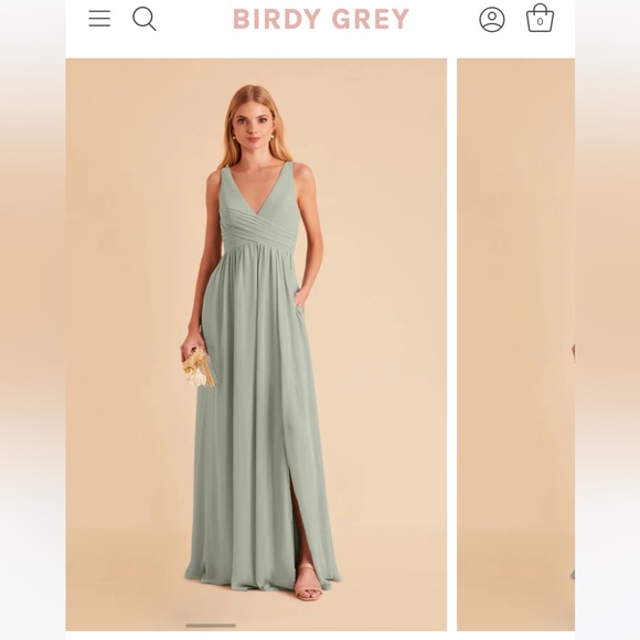 Birdy Grey | Dresses | Birds Grey Laurie Empire Dress In Sage Green ...